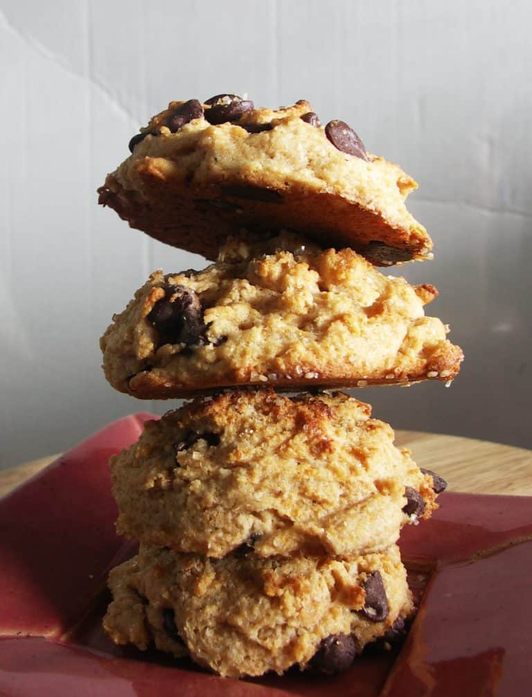 Chocolate Chip Drop Scones (A.K.A. Breakfast Cookies) - Foodie With Family