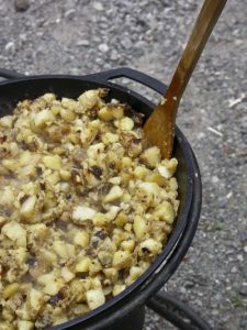 Campfire Home Fries - Foodie With Family