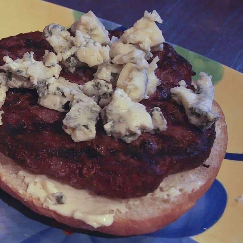 Gorgonzola Grape Burgers - Foodie With Family