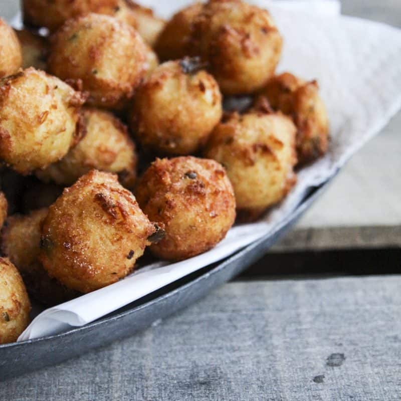 Cheesy Jalapeno Potato Poppers {homemade tater tots}