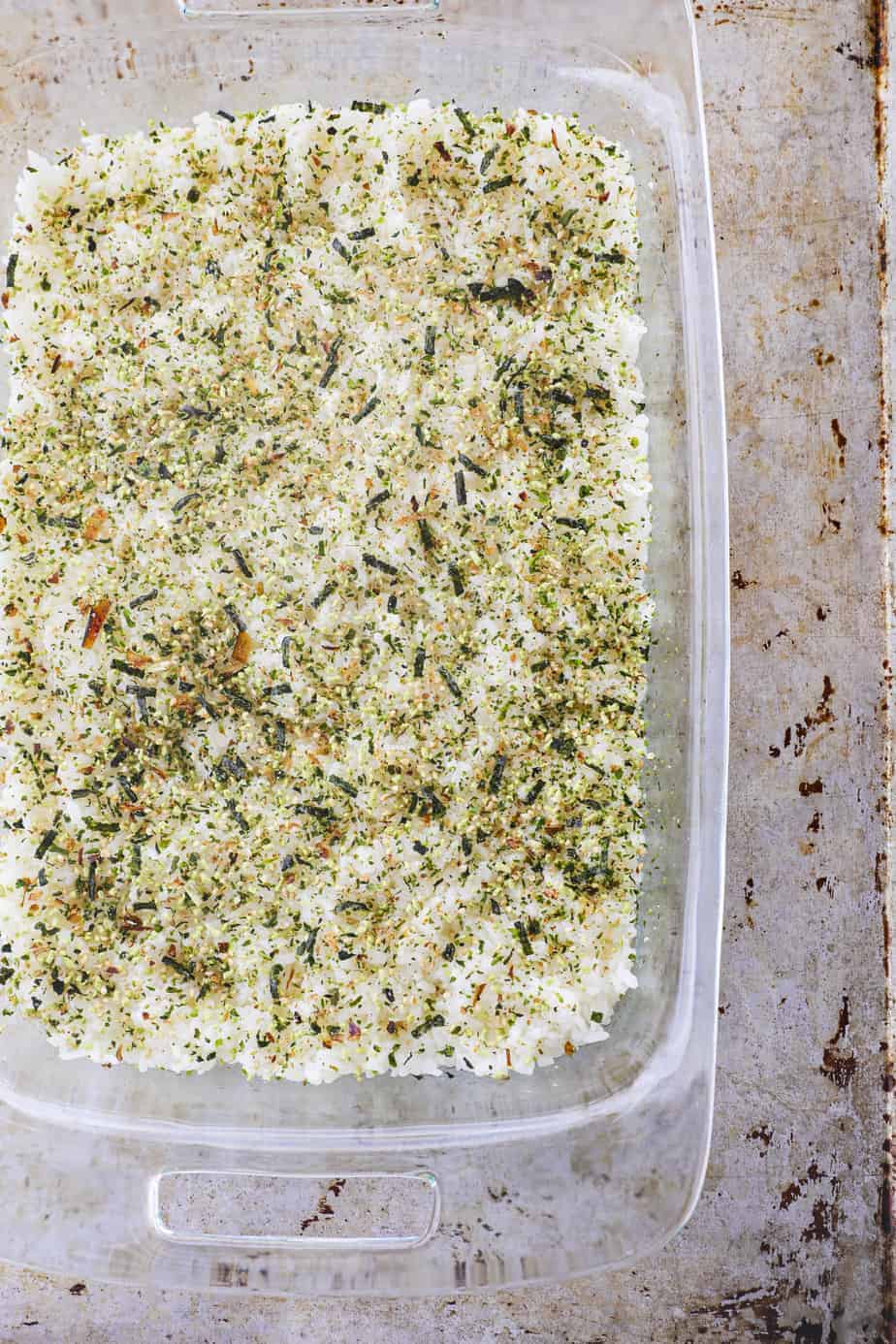 Sushi Bake - California Roll Style - Foodie With Family