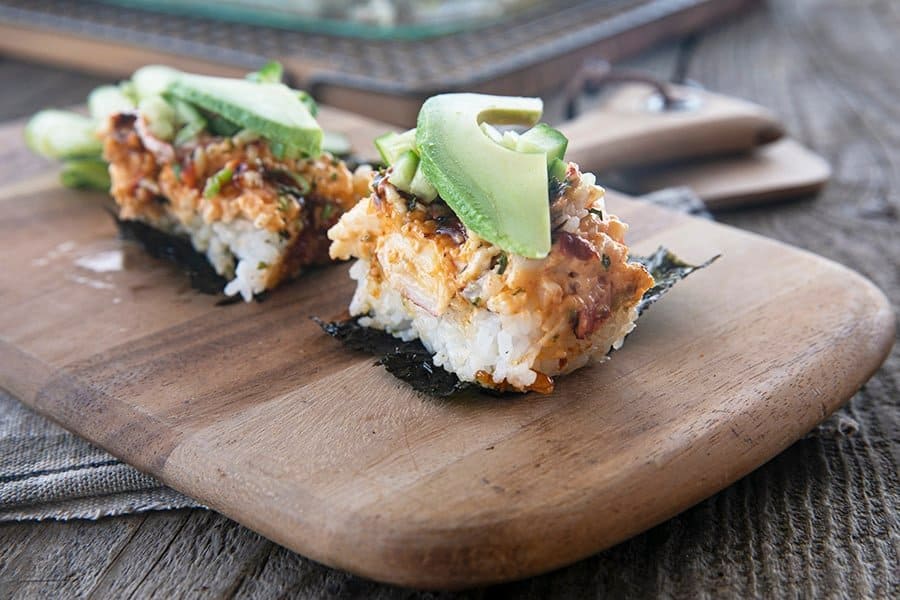 Sushi Bake - California Roll Style - Foodie With Family