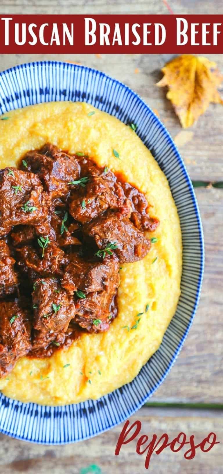 Peposo - Traditional Tuscan Braised Beef - Foodie With Family