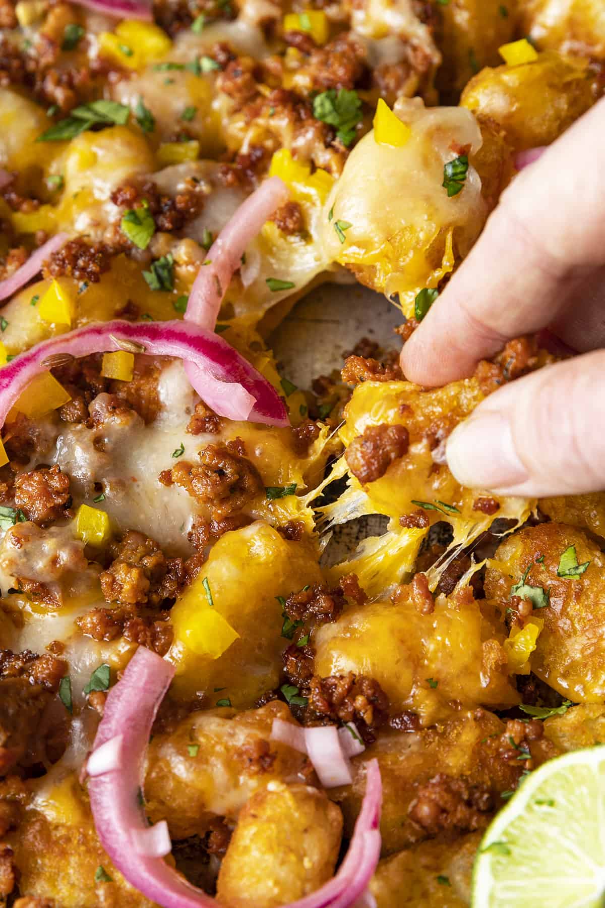 Tater Tot Nachos - Totchos