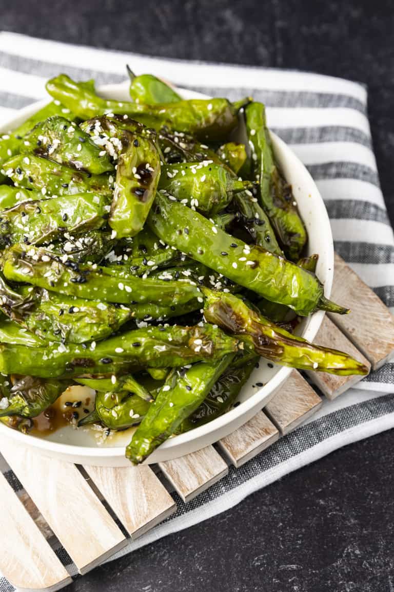 Shishito Peppers Air Fryer - Foodie With Family