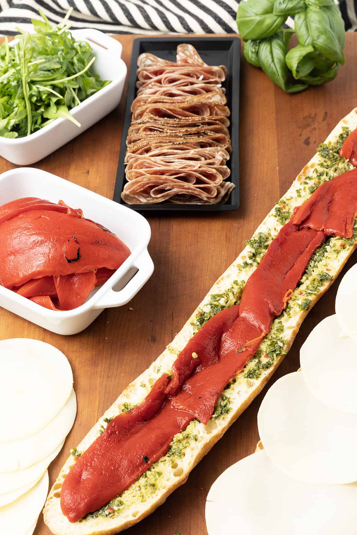 Salami Sandwich - Foodie With Family