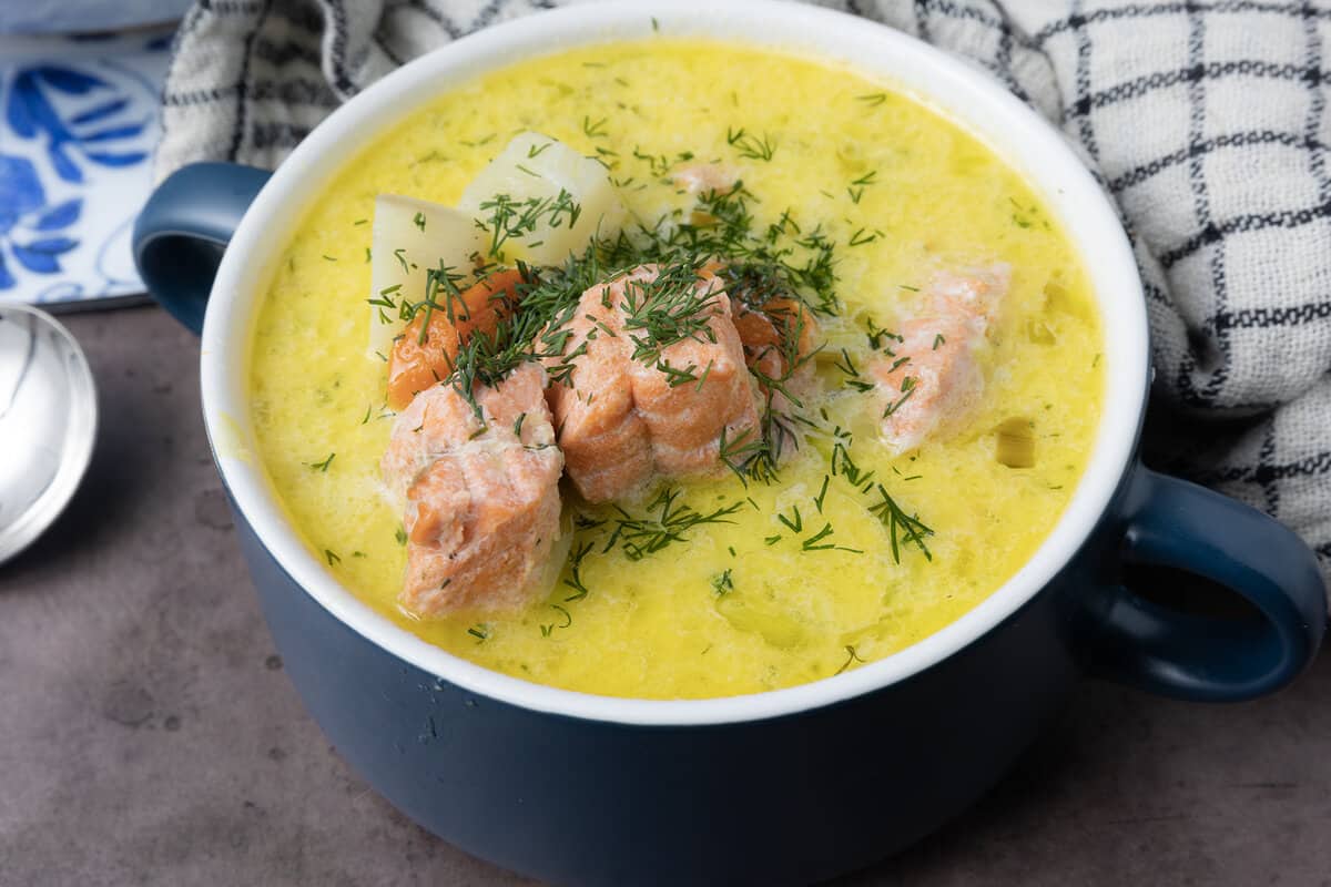 Salmon Soup - Foodie With Family