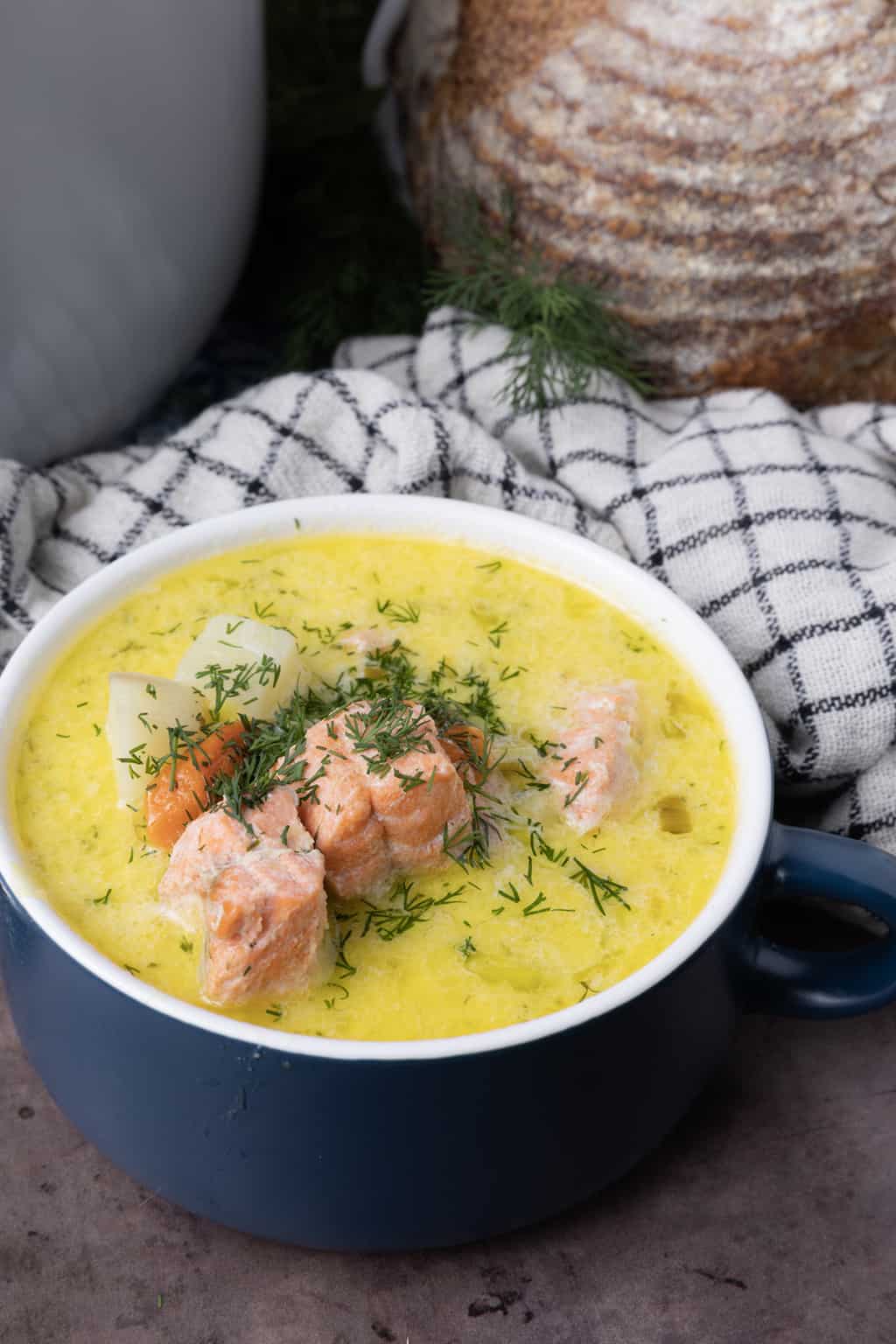 Salmon Soup - Foodie With Family