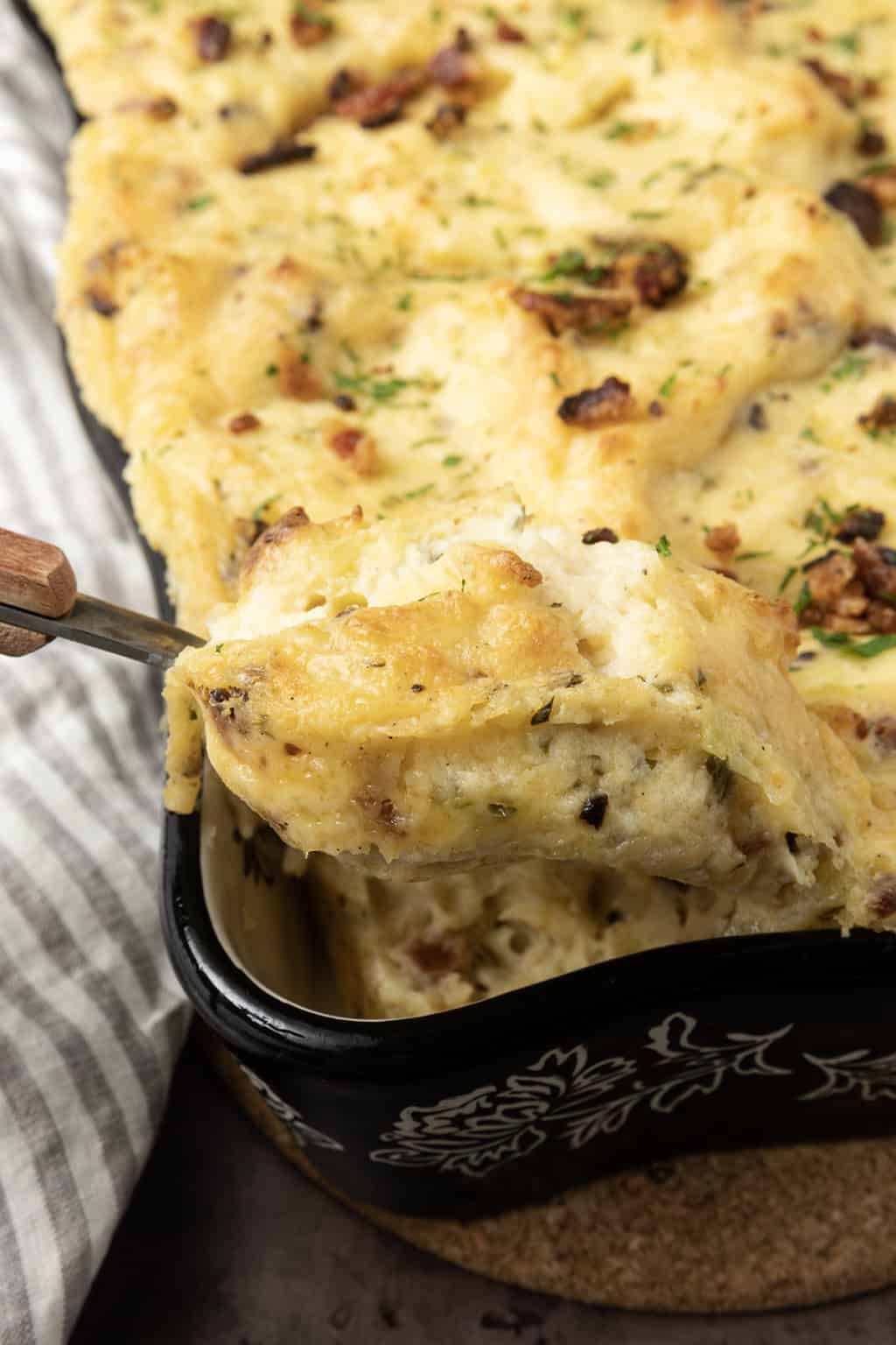 Twice Baked Mashed Potatoes - Foodie With Family