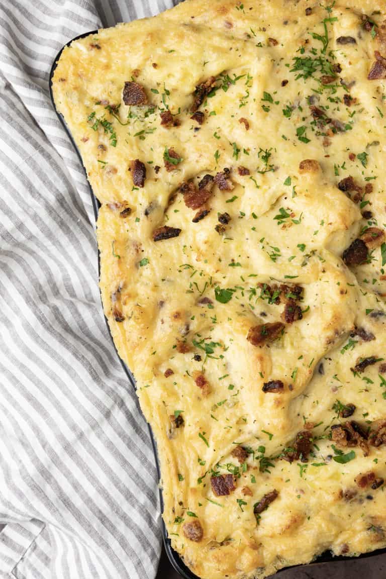 Twice Baked Mashed Potatoes - Foodie With Family