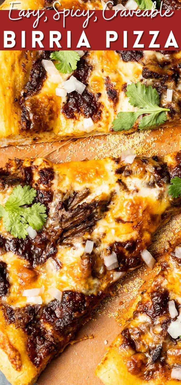 Birria Pizza - Foodie With Family