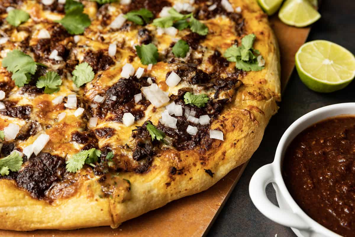 Birria Pizza - Foodie With Family
