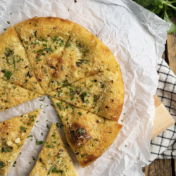 Garlic Pizza - Foodie With Family