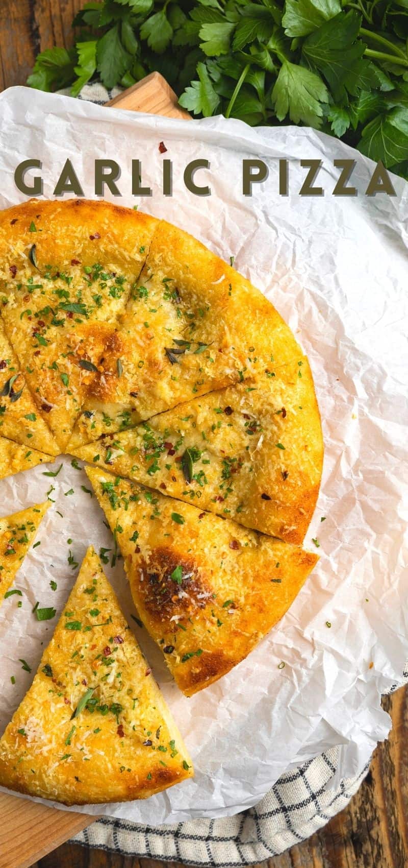 Garlic Pizza - Foodie With Family