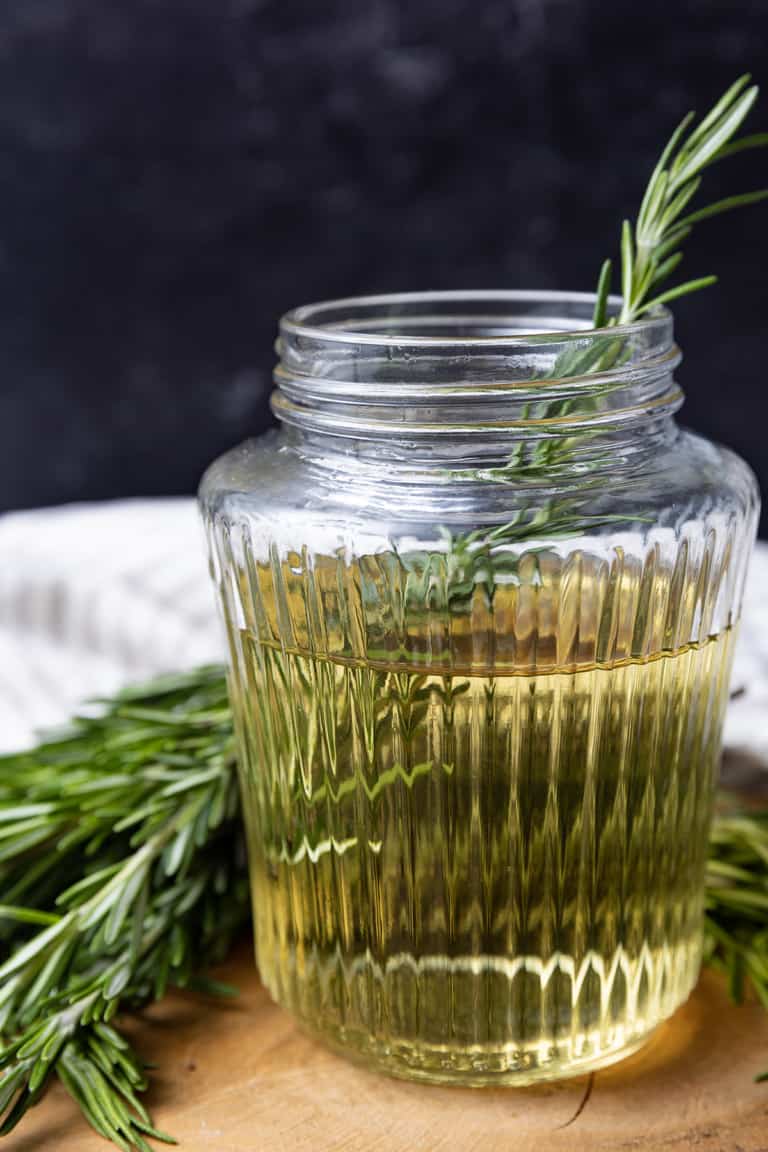 Rosemary Simple Syrup - Foodie With Family