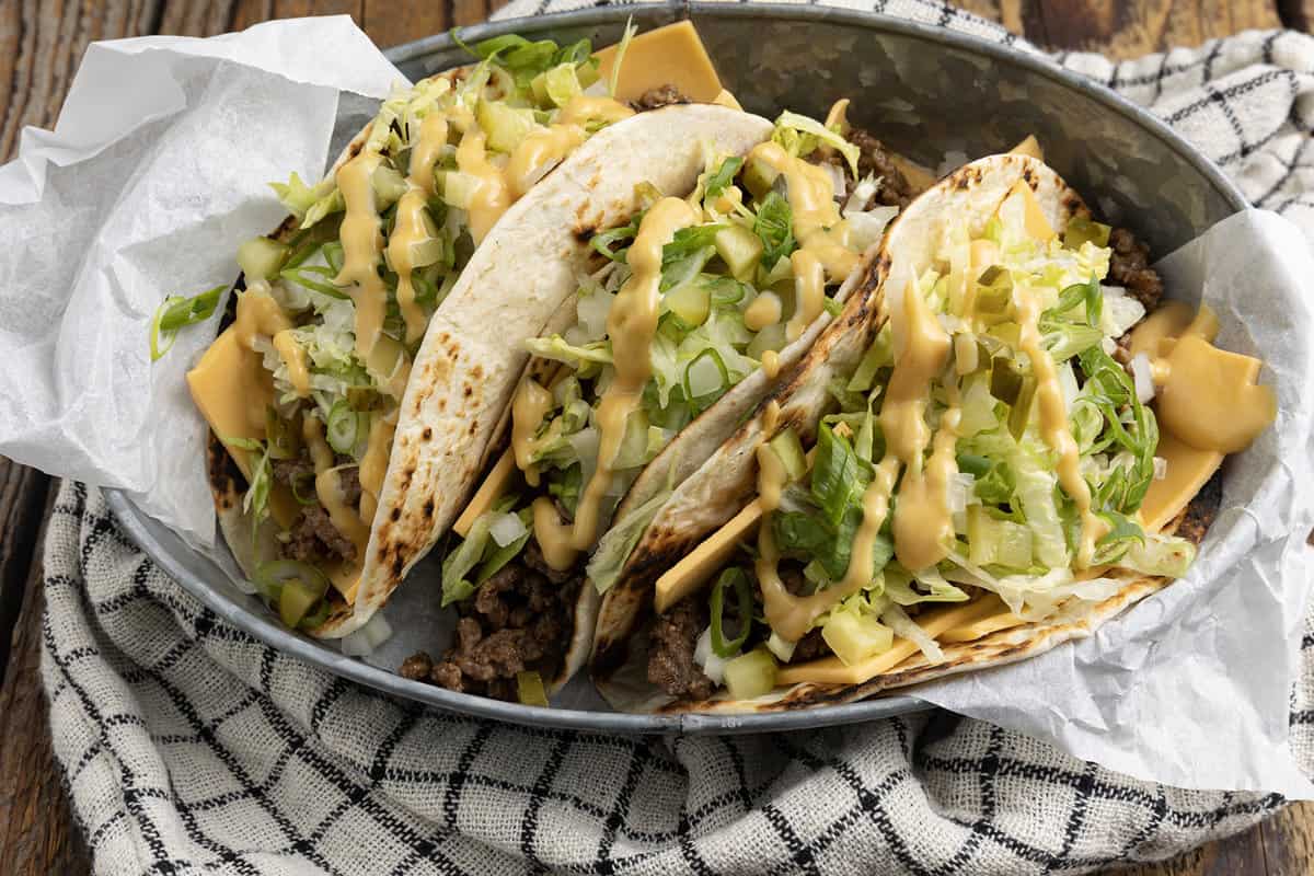 Big Mac Tacos - Foodie With Family