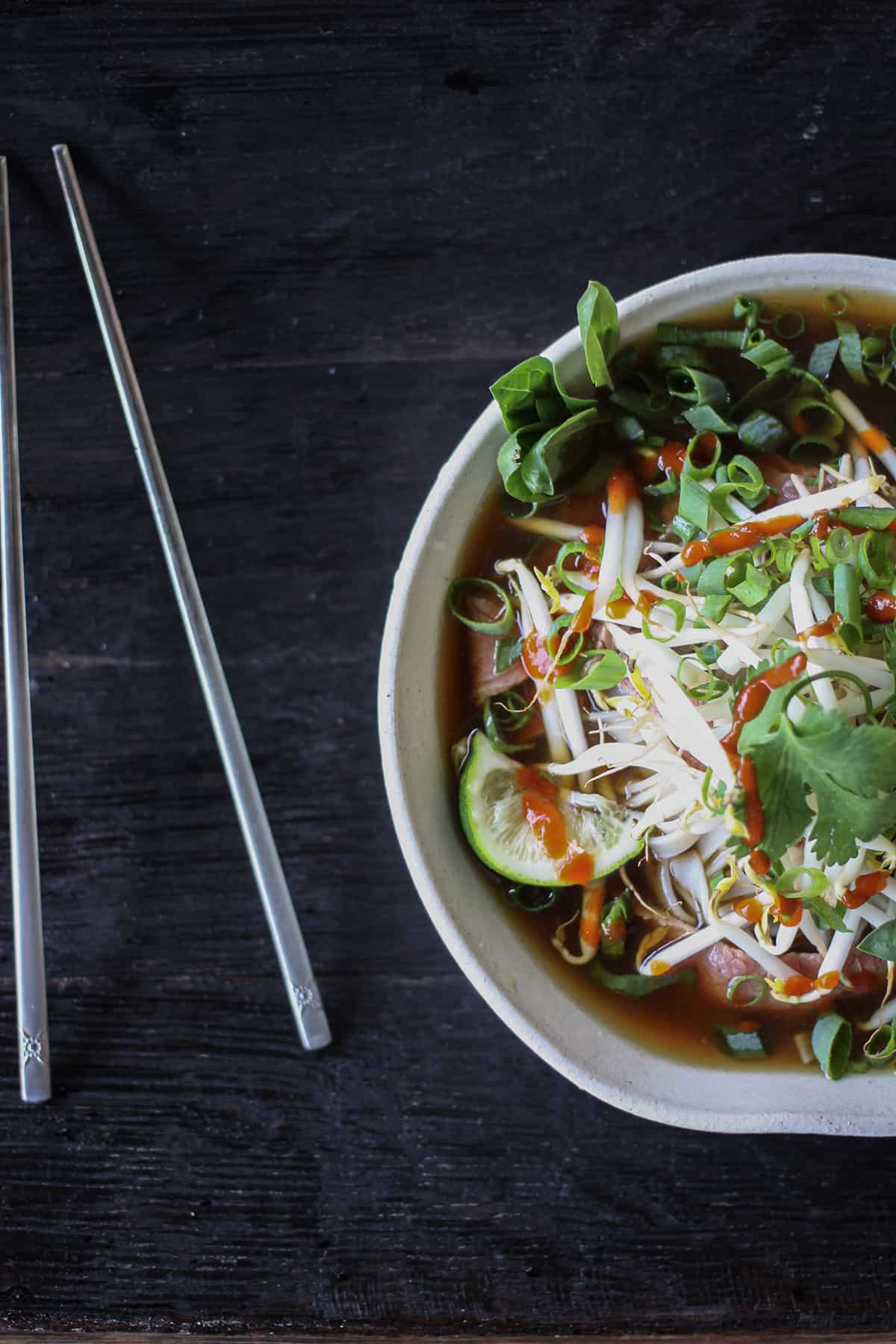 Pho {Vietnamese Beef Noodle Soup}