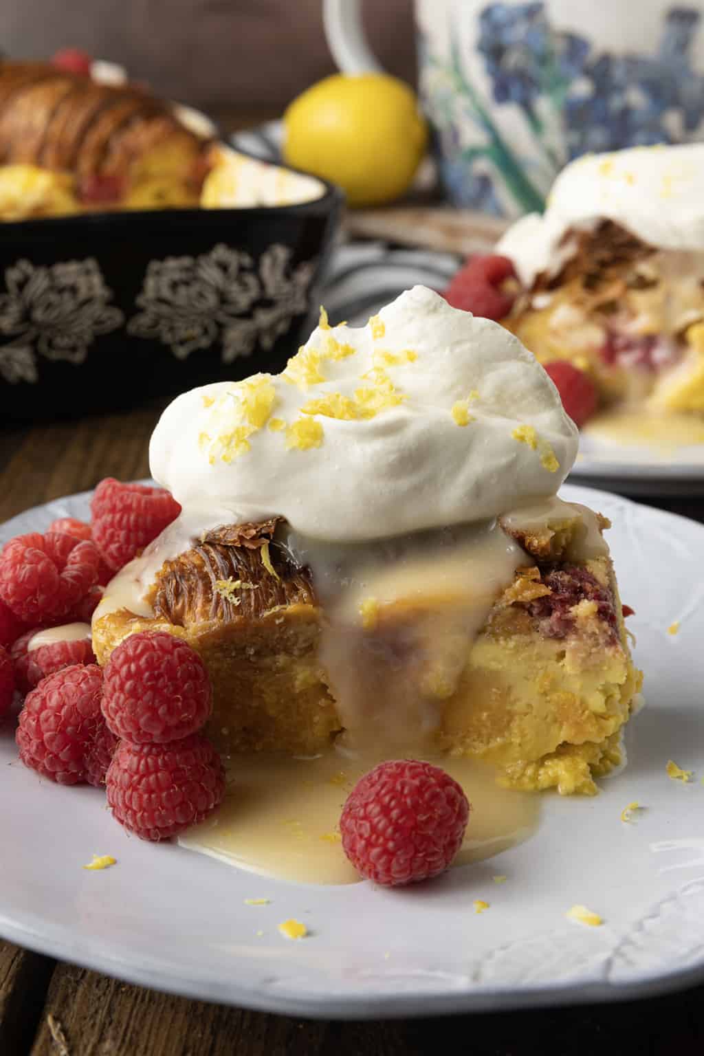 Croissant Bread Pudding - Foodie With Family
