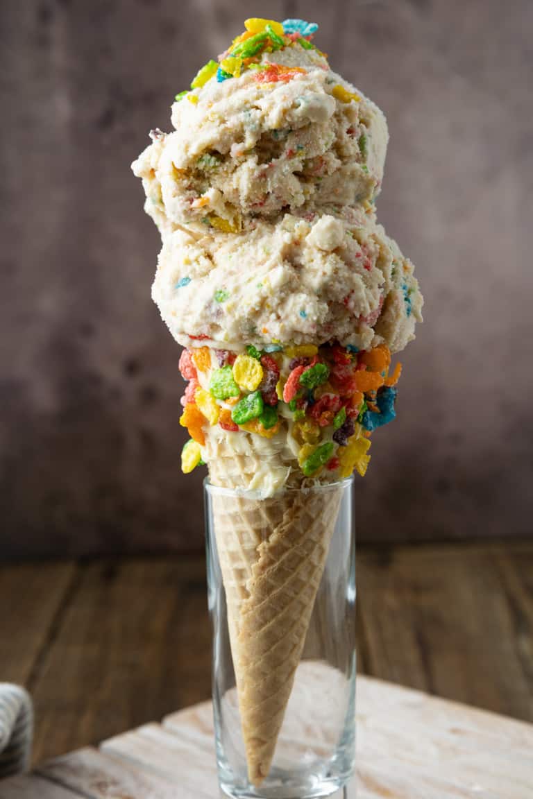 Fruity Pebbles Ice Cream - Foodie With Family