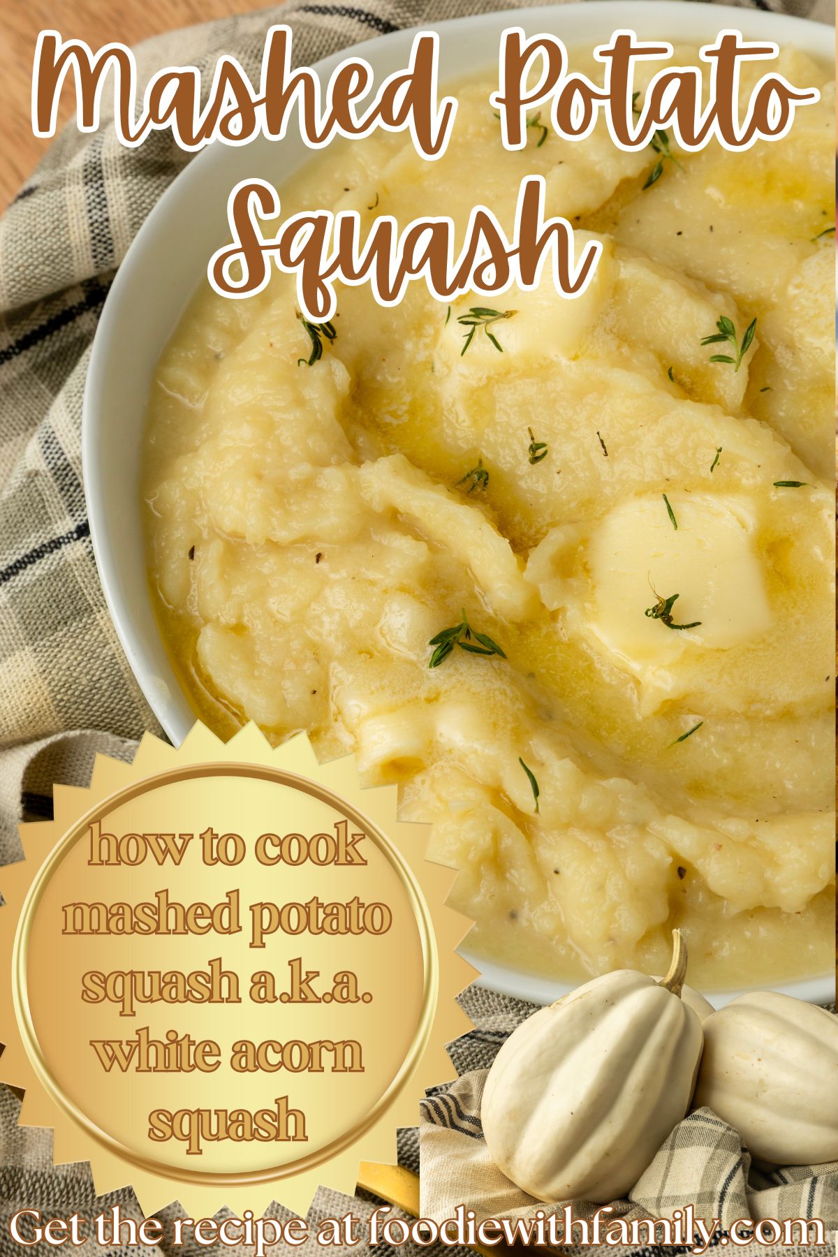 Mashed Potato Squash - Foodie With Family