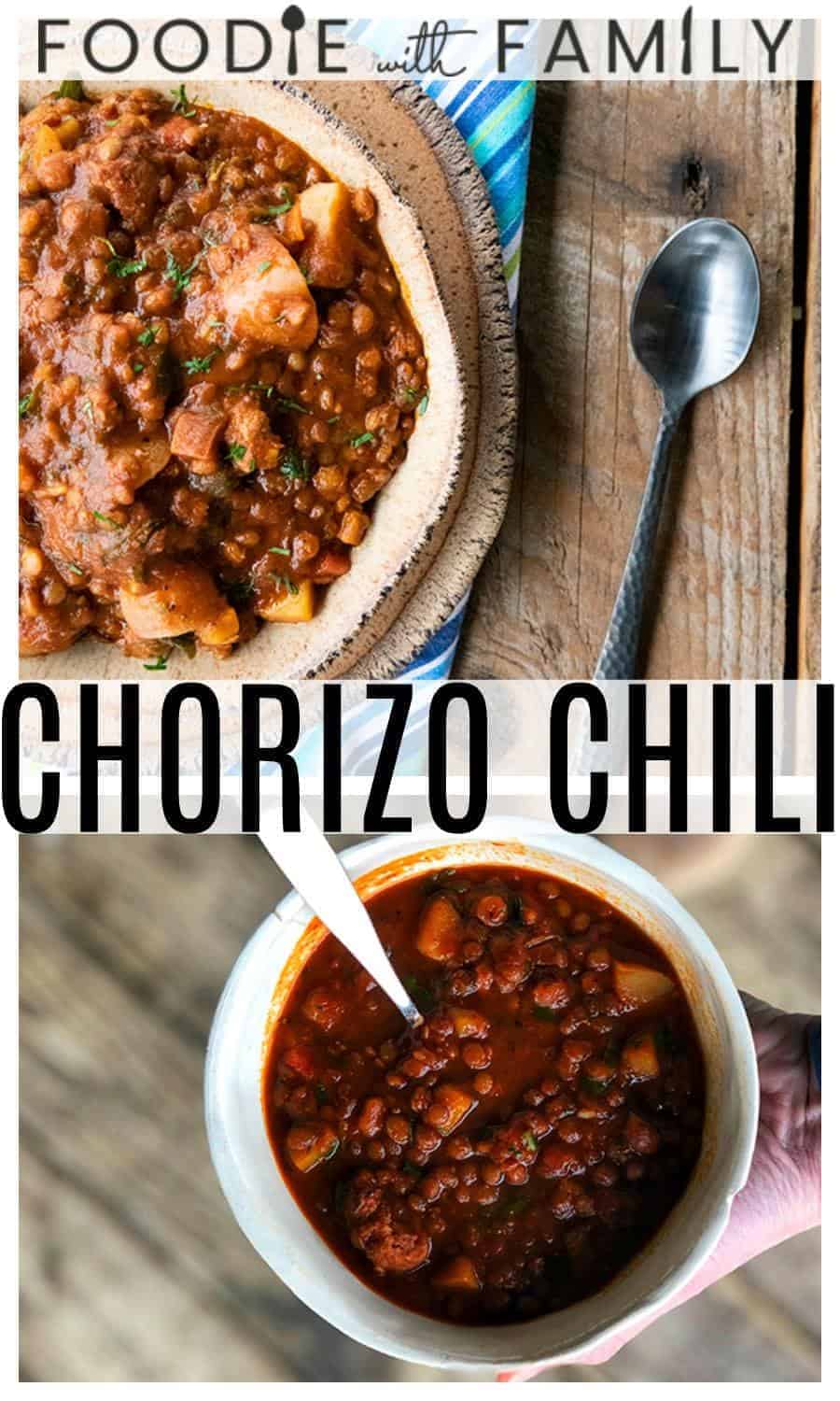 Chorizo Chili - Foodie With Family